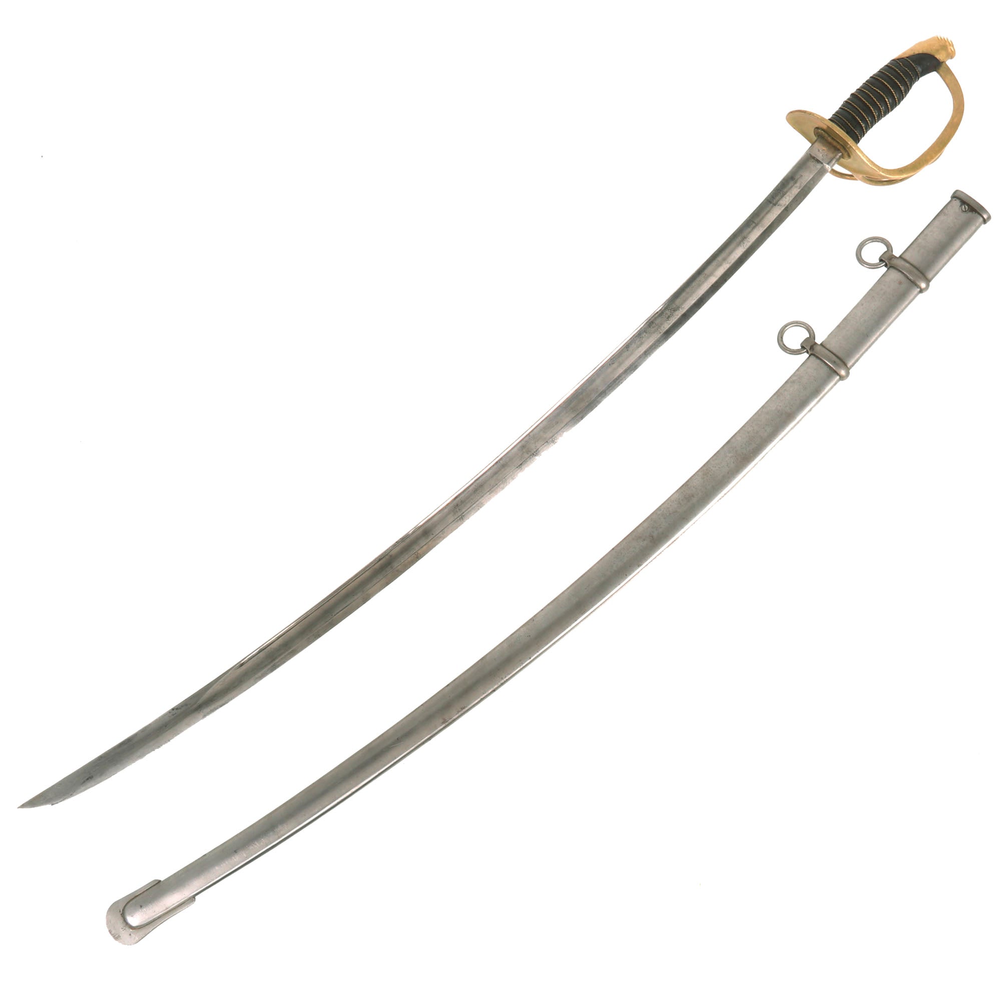 Original U.S. Civil War M1860 Light Cavalry Saber by Ames Mfg. Co. wit ...