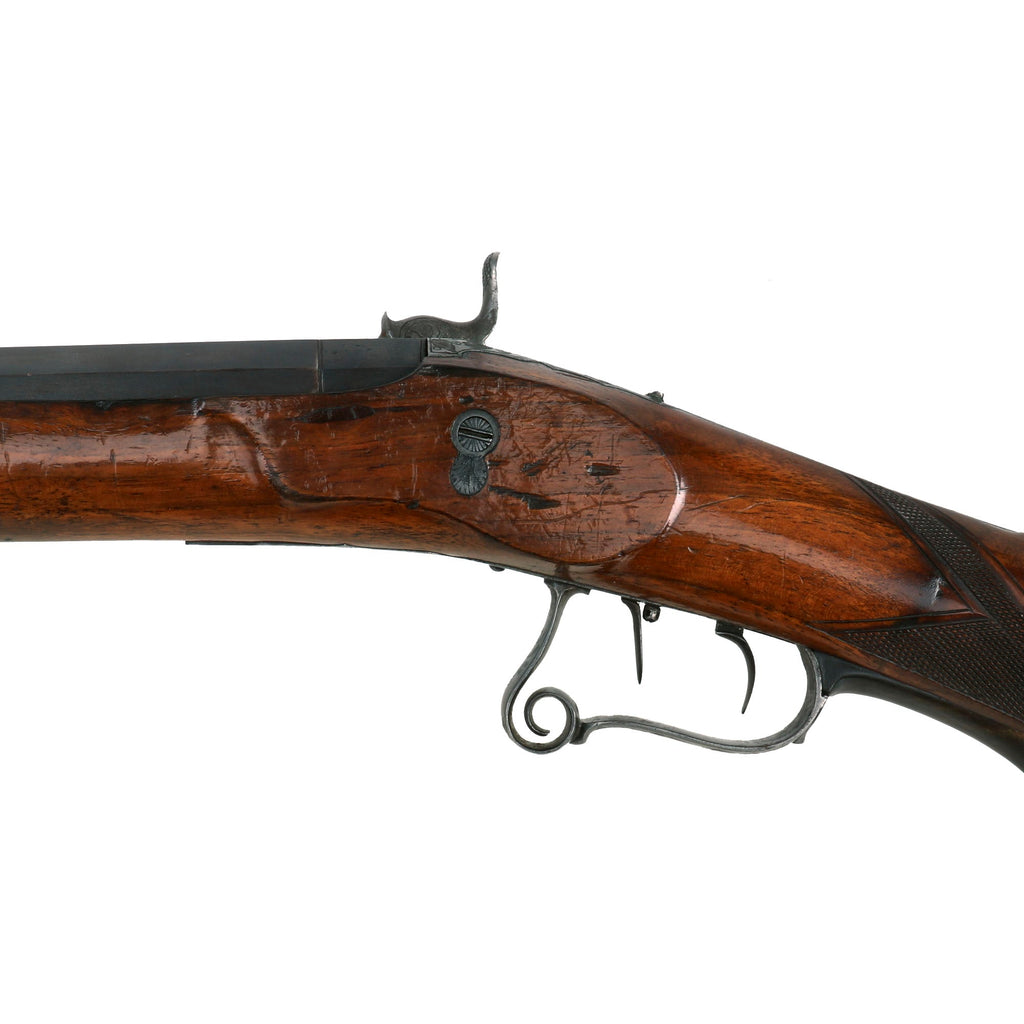 Original 19th Century German Jäger Style Percussion Rifle with Octagon ...