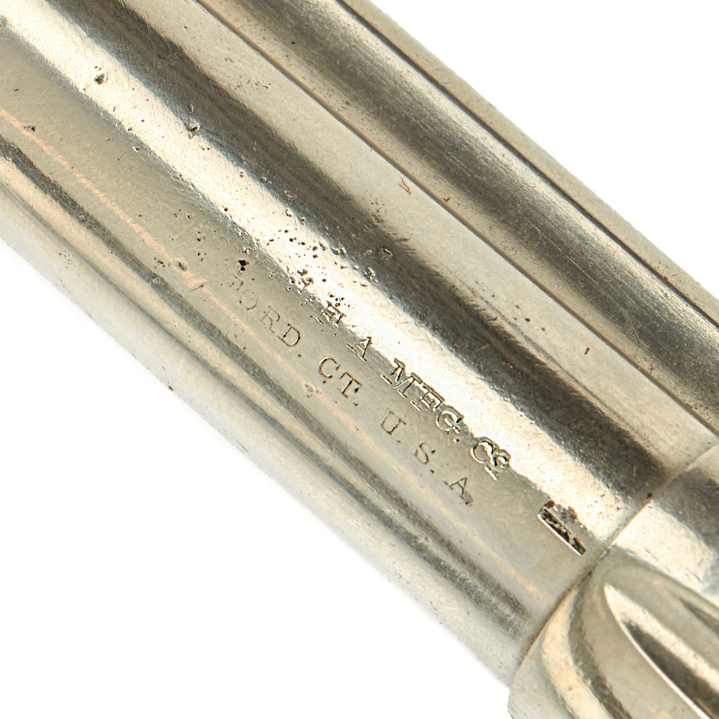 Original U.S. Nickel-Plated Colt .45cal Single Action Army Revolver ma ...