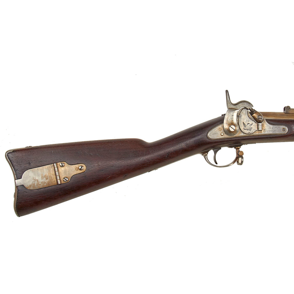 Original U.S. Civil War Springfield M1855 Short Rifled Musket by Harpe ...