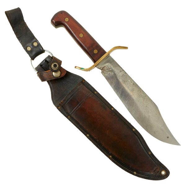 Original U.S. Vietnam War Era W49 Western Bowie Knife With Correct Lea ...