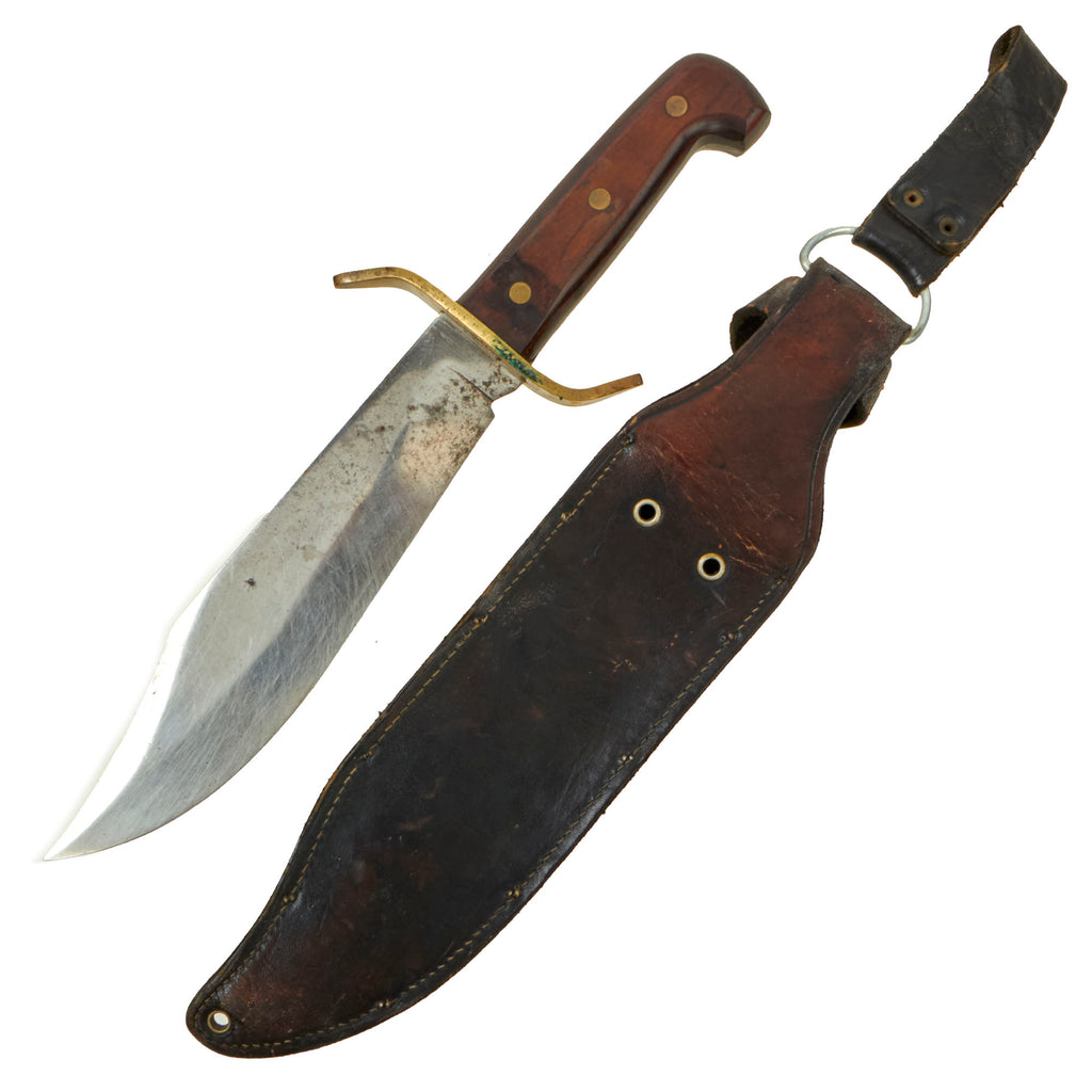 Original U.S. Vietnam War Era W49 Western Bowie Knife With Correct Lea ...
