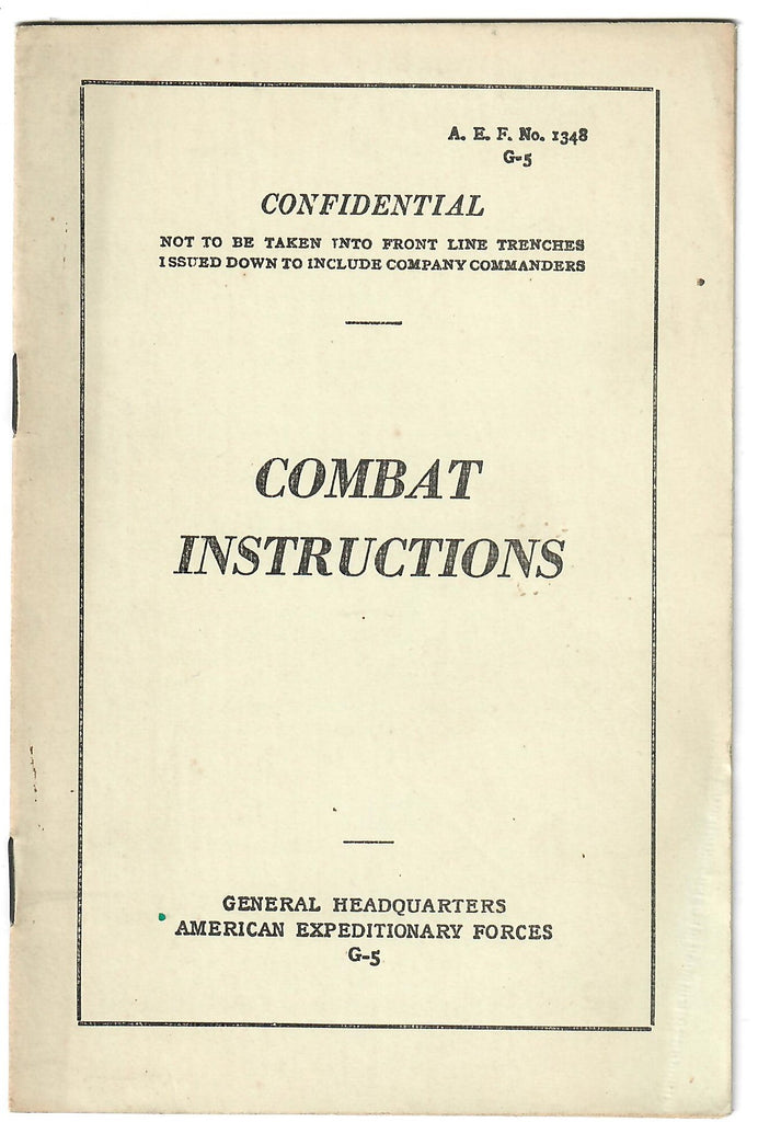 Original U.S. WWI AEF War Department US Army Manuals For The 3” Stokes ...