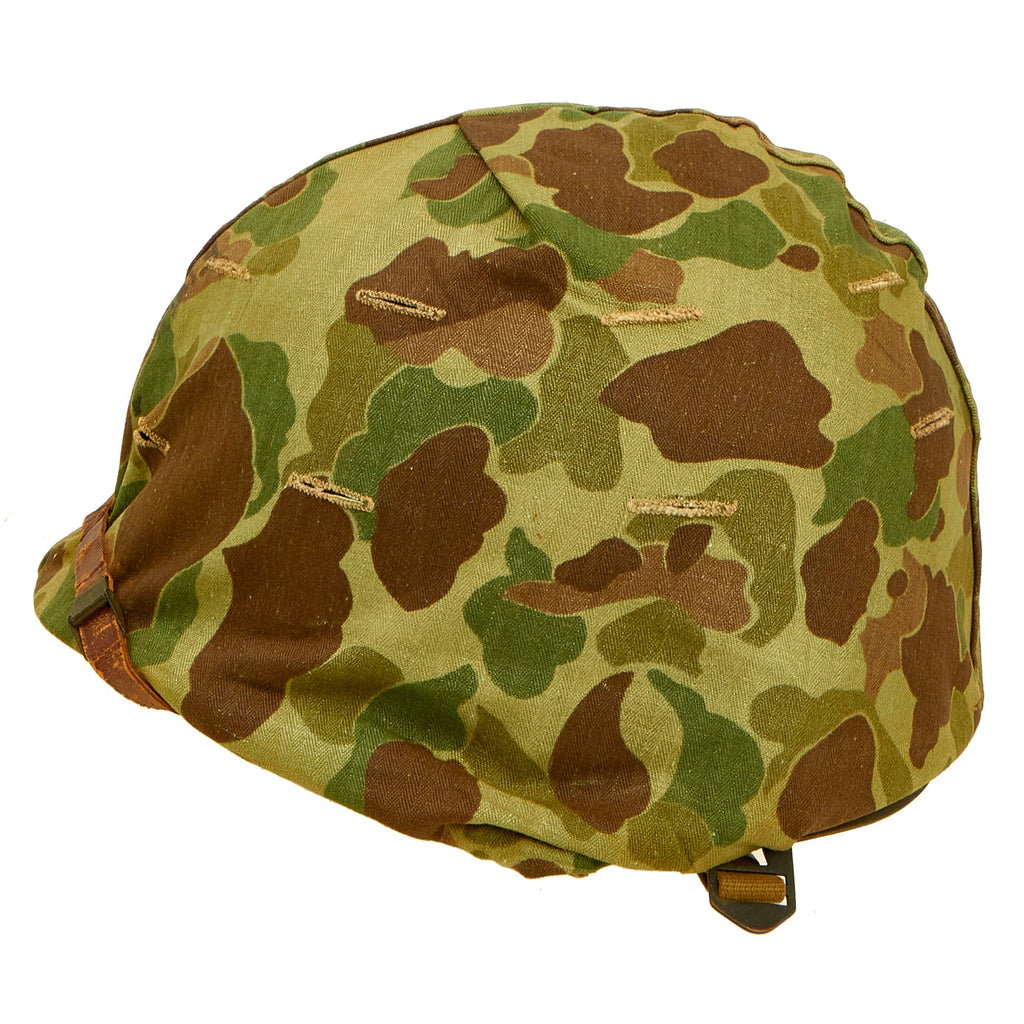 Original U.S. WWII / Korean War USMC M1 Helmet Complete with CAPAC Lin ...