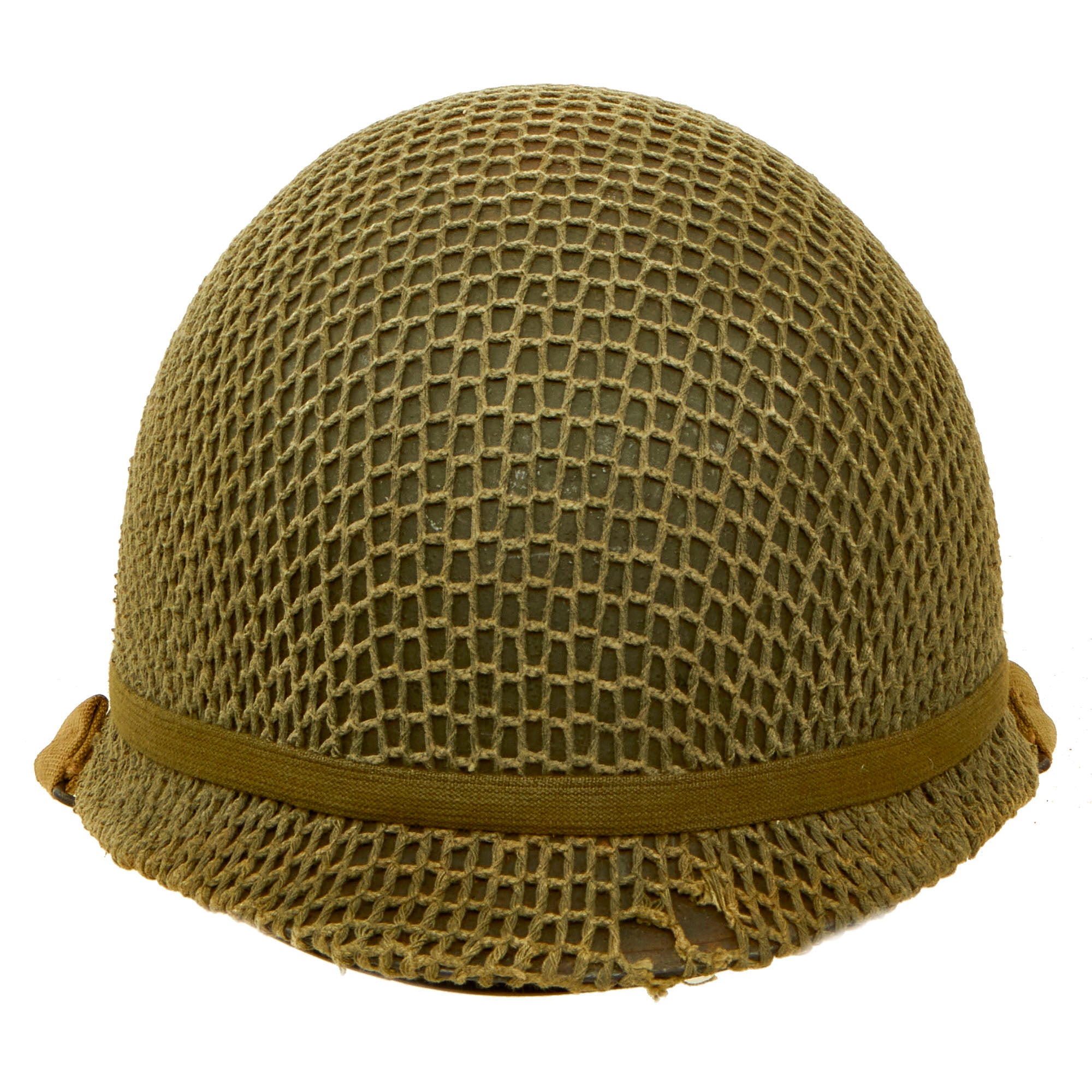 Original U.S. WWII 1945 M1 McCord Rear Seam Swivel Bale Helmet with M4 ...
