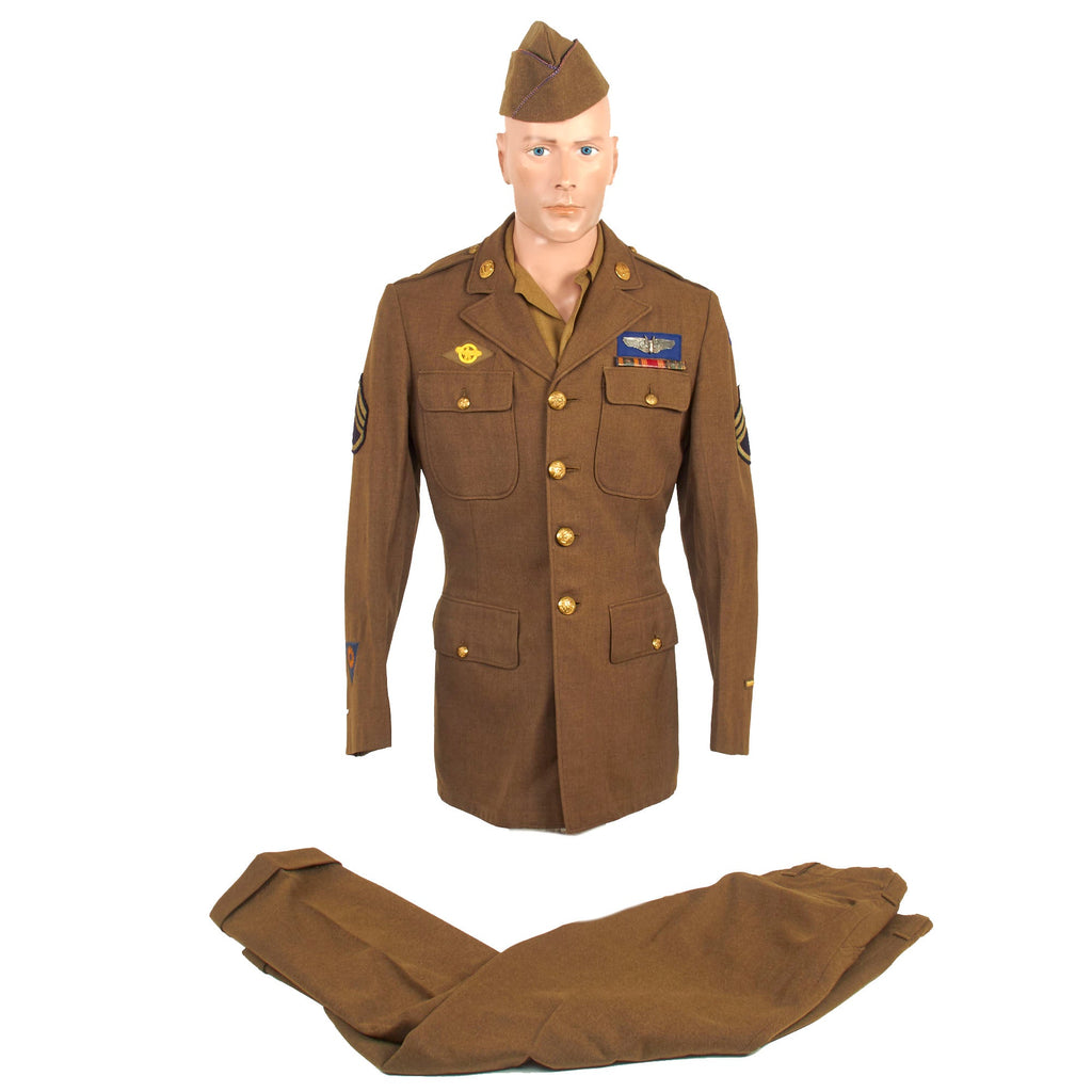Original U.S. WWII Named Class-A Uniform Set With Cap for 8th Army Air ...