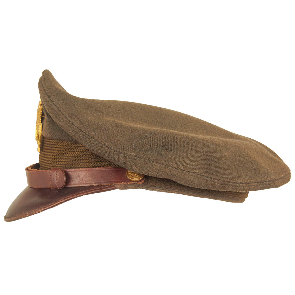 Original U.S. WWII Named USAAF Officer Winter Crush Visor Cap - FLIGHT ...