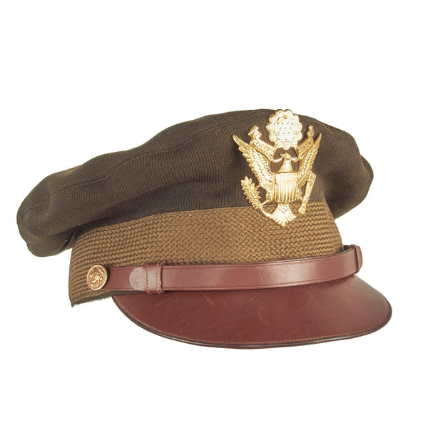 Original U.S. WWII US Army Officer’s Winter Service Crusher Cap by Lux ...
