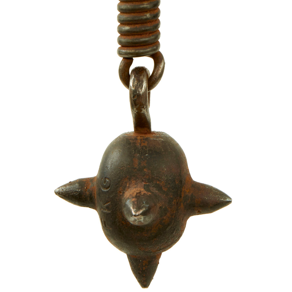 Original German WWI Spring Handle Trench Raiding Mace - Featured in Bo ...