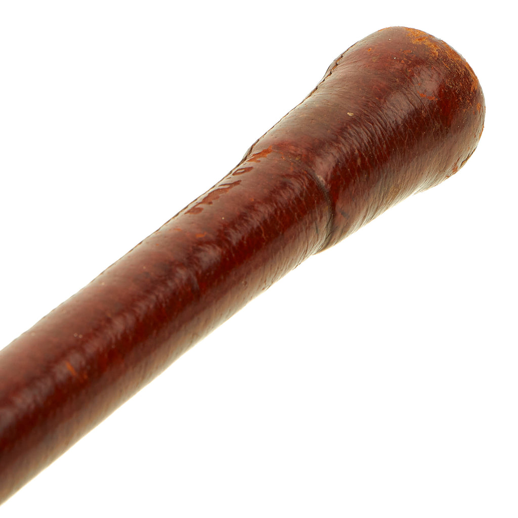 Original British WWI Officer's Leather Covered Swagger Stick Circa 191 ...