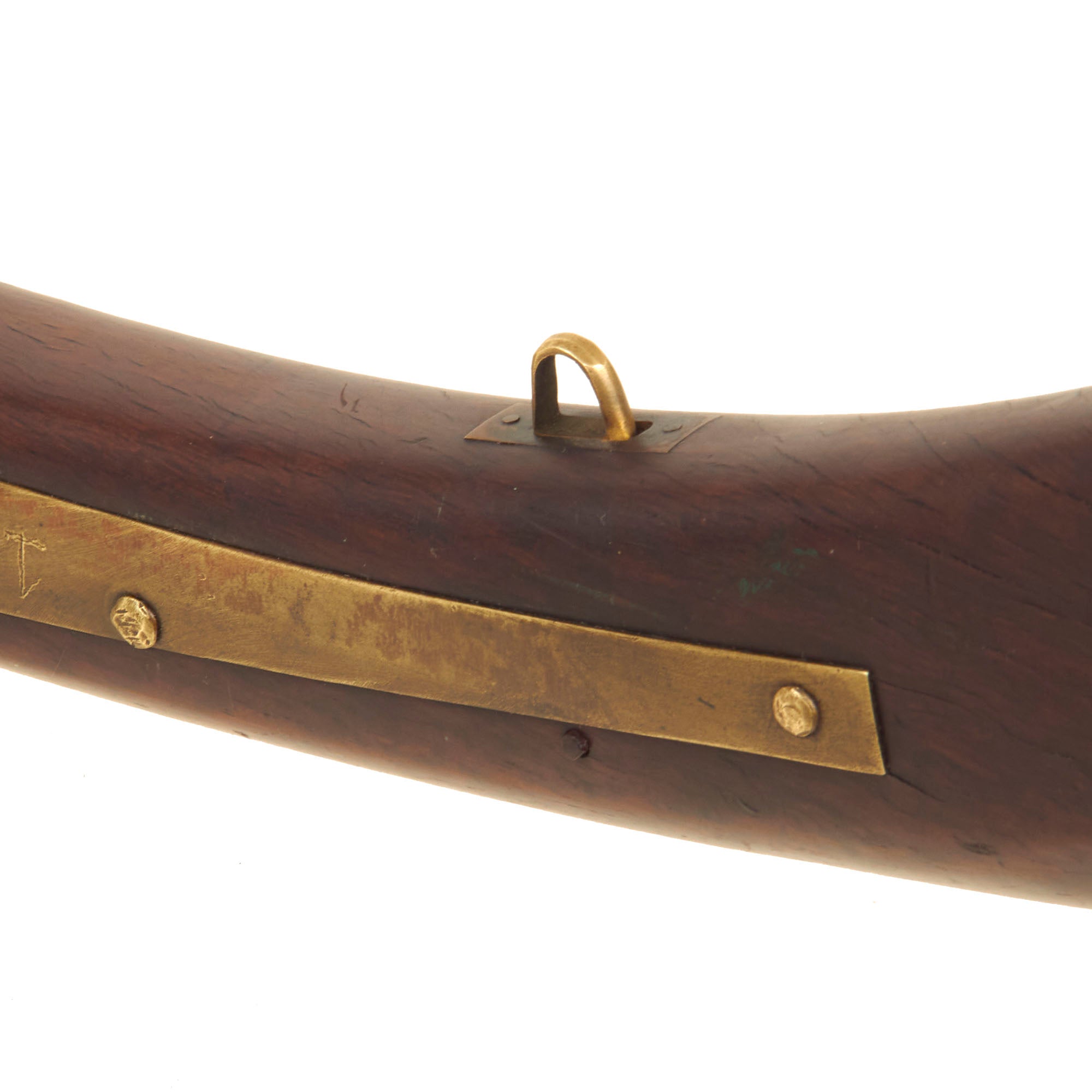 Original Japanese Edo Period Matchlock Tanegashima Musket with Loop Tr ...