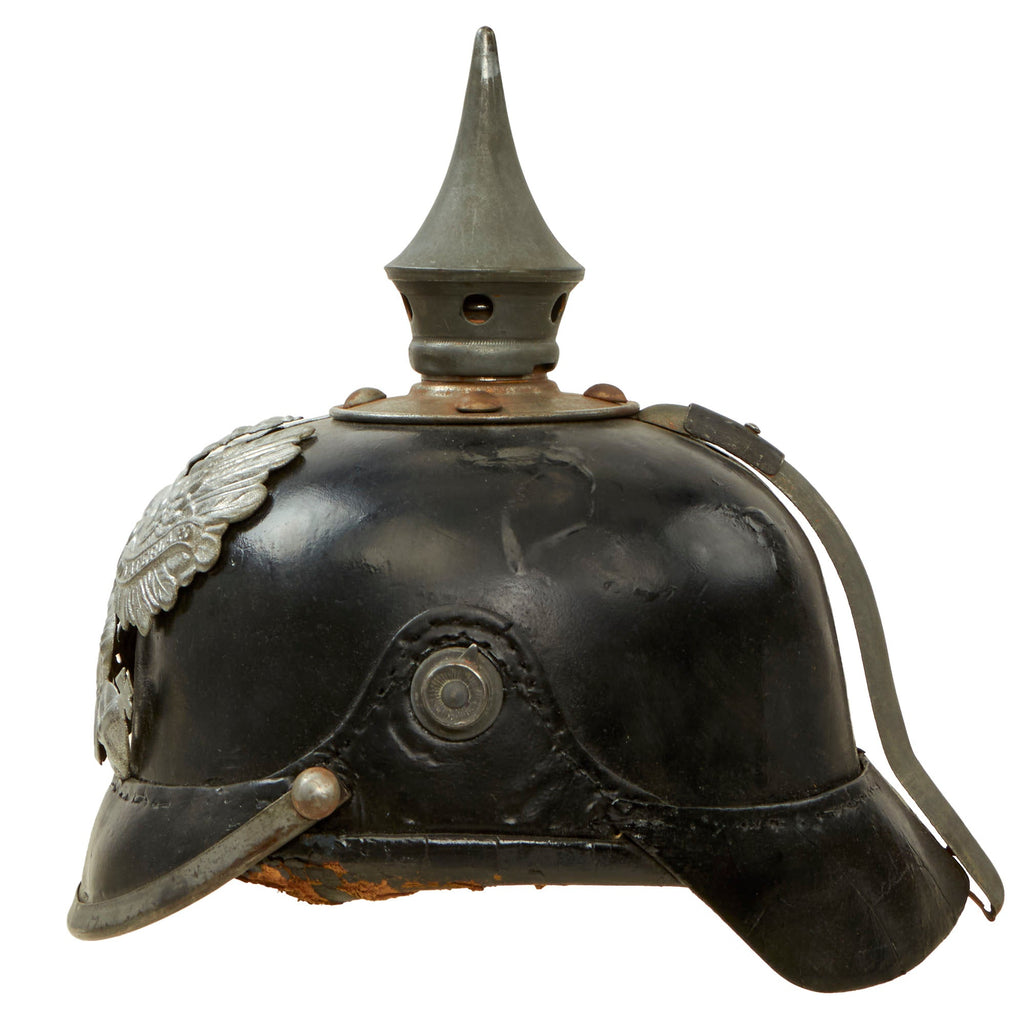 Original Imperial German WWI Prussian EM/NCO Infantry M1915 Pickelhaub ...