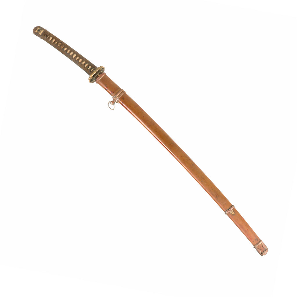 Original Japanese WWII Bullet Damaged Type 98 Shin-Gunto Katana Sword ...