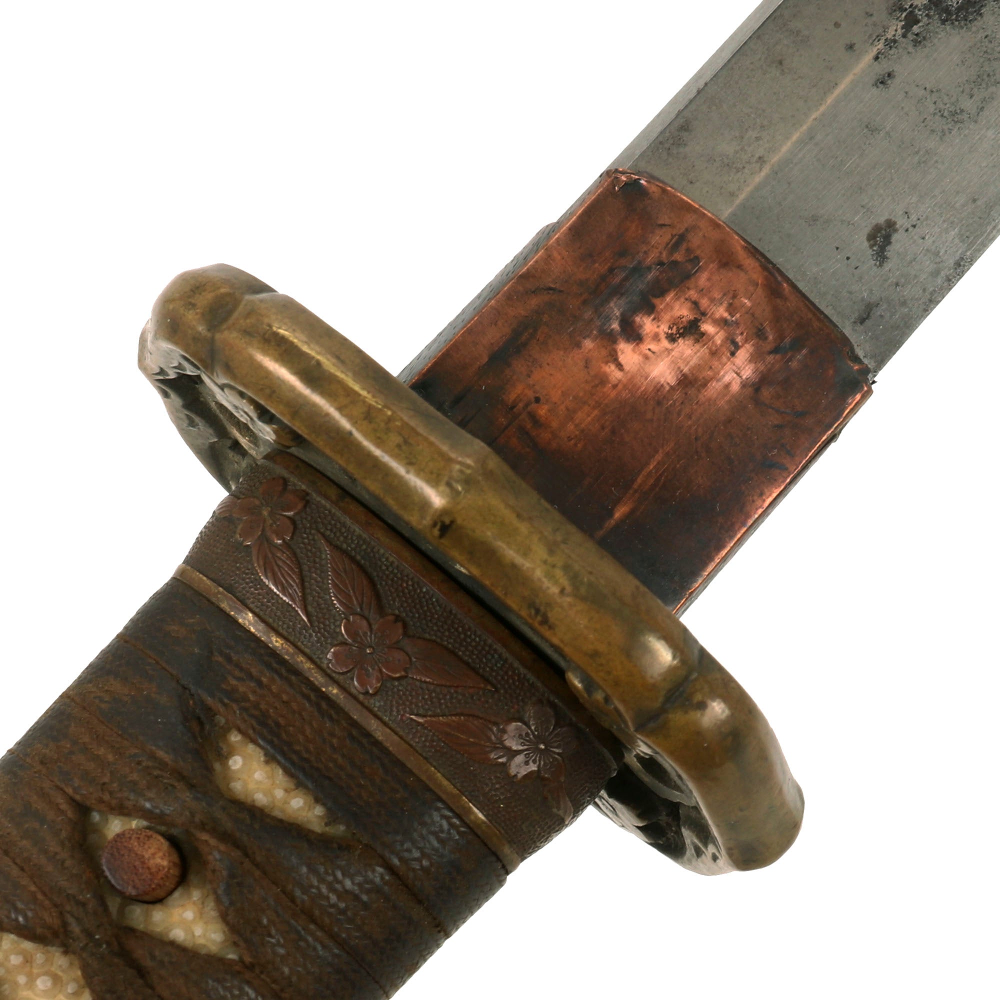 Original Japanese WWII Bullet Damaged Type 98 Shin-Gunto Katana Sword ...