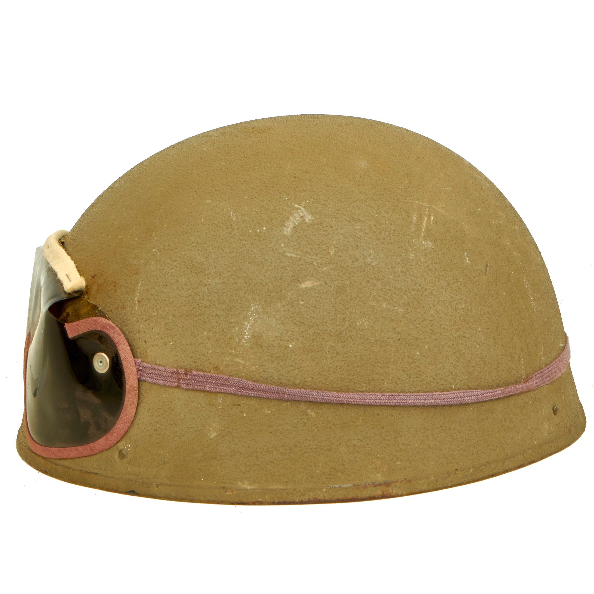 Original Excellent WWII British 1942 Dated MkI Dispatch Rider Helmet b ...