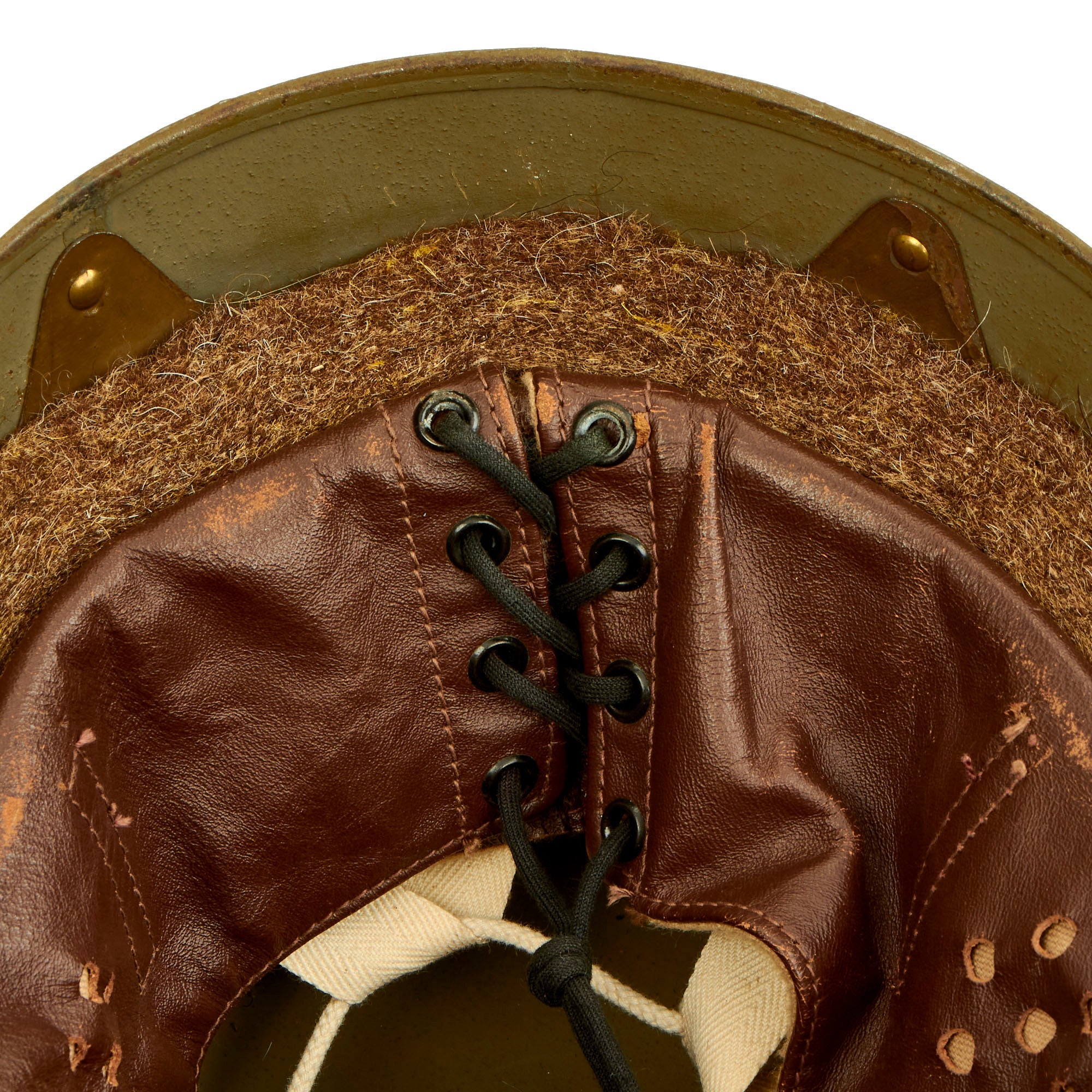 Original Excellent WWII British 1942 Dated MkI Dispatch Rider Helmet b ...