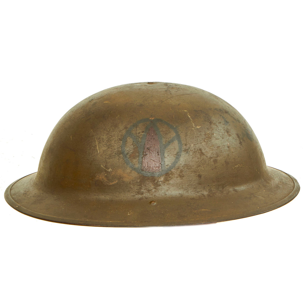 Original U.S. WWI M1917 Doughboy Named Helmet - 89th Division "The ...