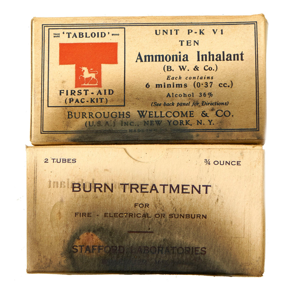 Original U.S WWII Jeep Emergency First Aid Kit 12 Unit - Complete ...