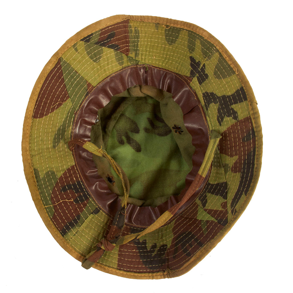 Original U.S. Vietnam War ARVN Camouflage In Country Made Boonie Cap ...