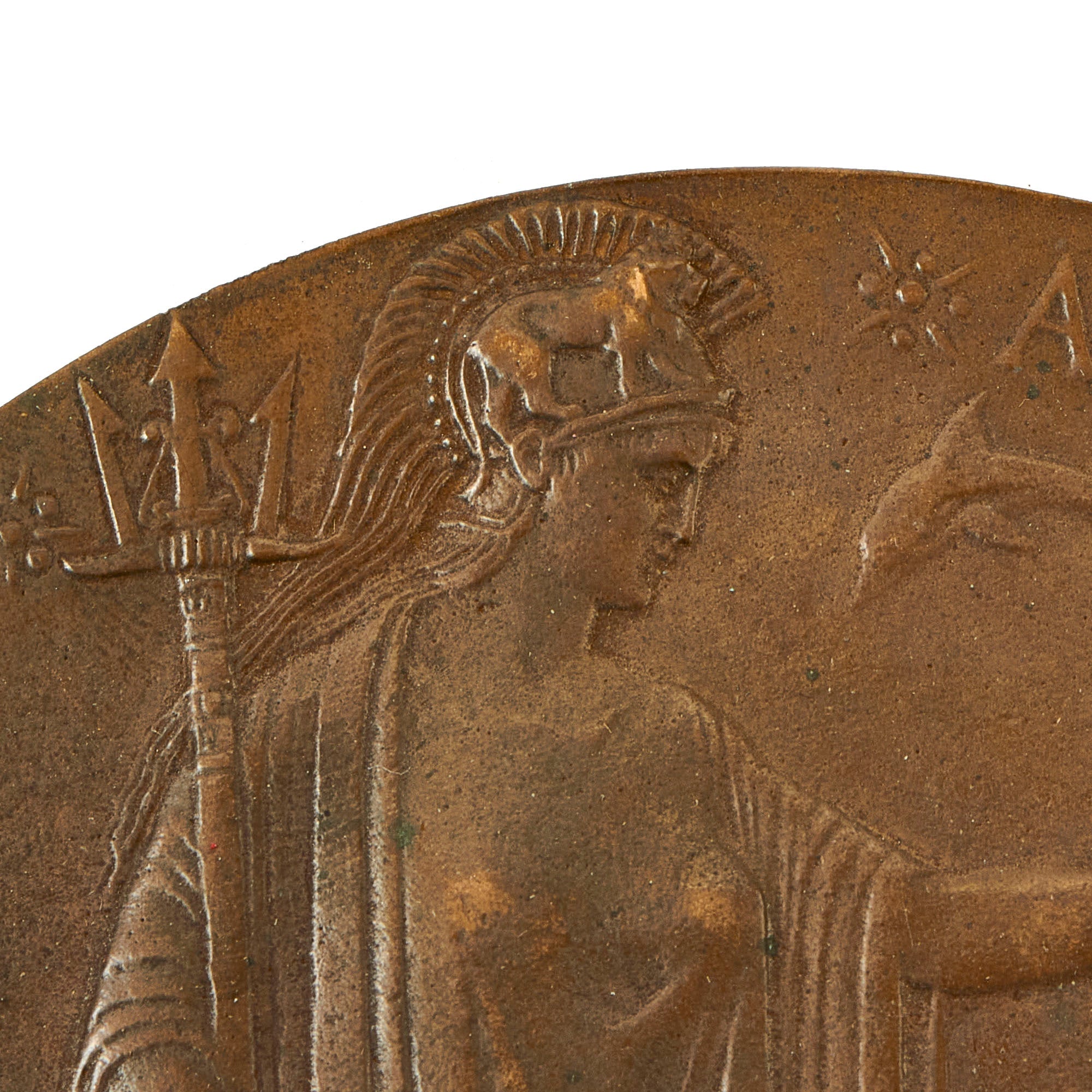 Original British WWI KIA Death Penny Soldier Memorial - George Walling ...