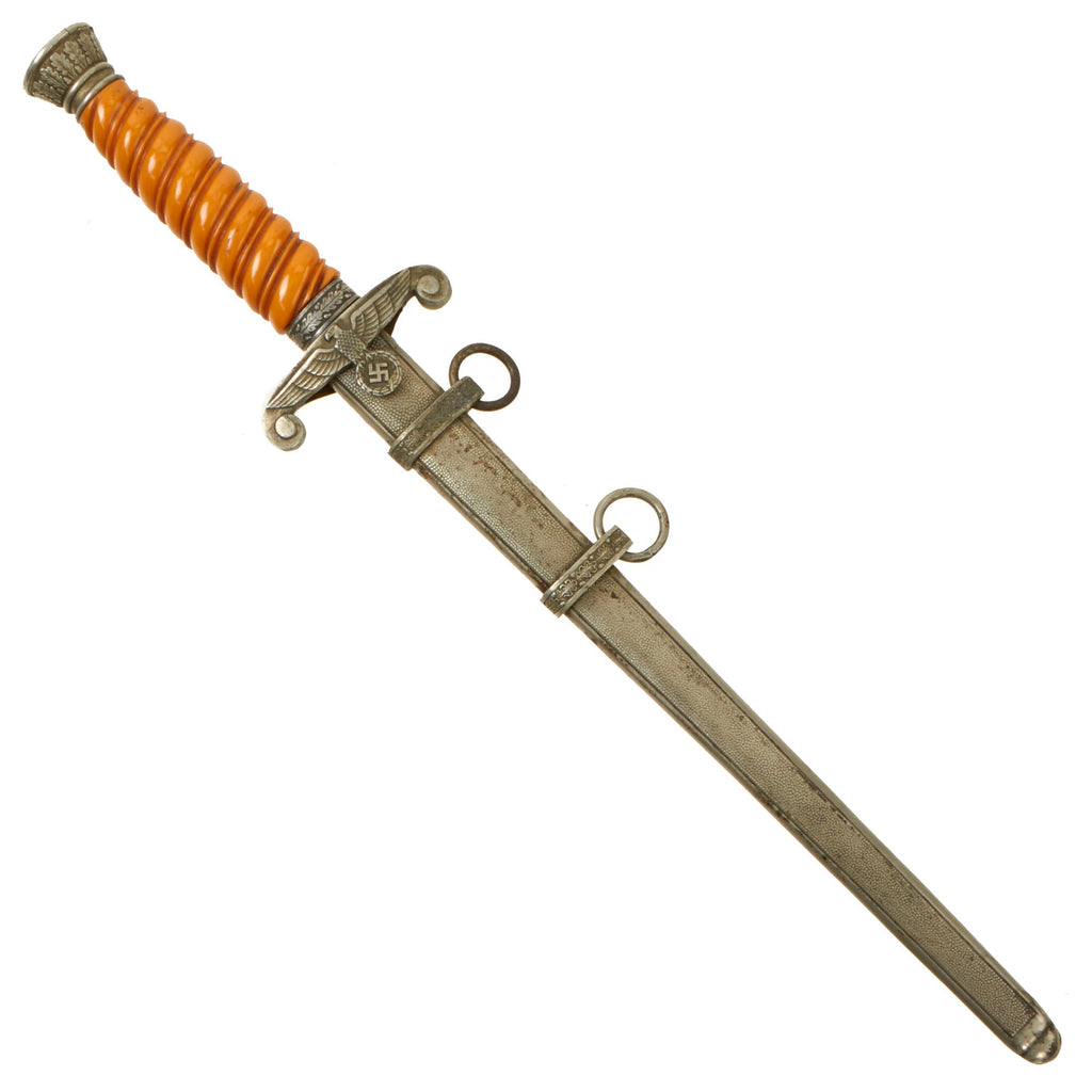 Original German WWII Army Heer Officer Dagger with Scabbard - Unmarked ...