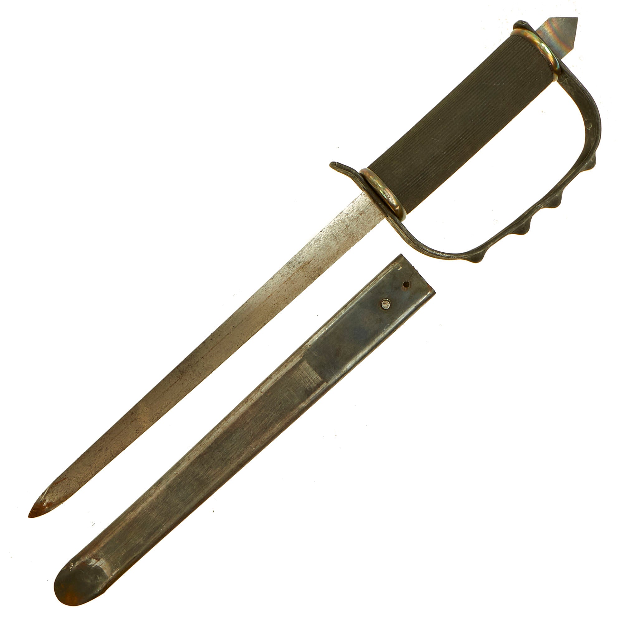 Original U.S. WWII First Pattern OSS Drop Knife with Scabbard made fro – International Military ...