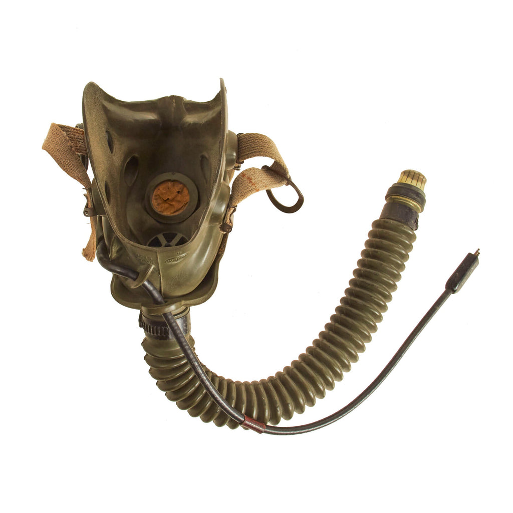 Original U.S. WWII British RAF Type D Flying Helmet With Goggles and P ...