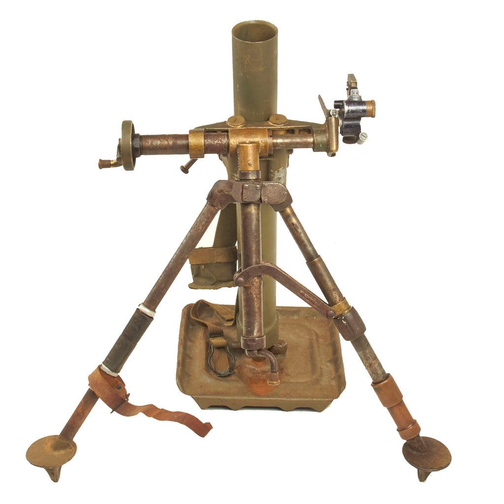 Original U.S. WWII M2 60mm Display Mortar System with M5 Bipod, Optica ...