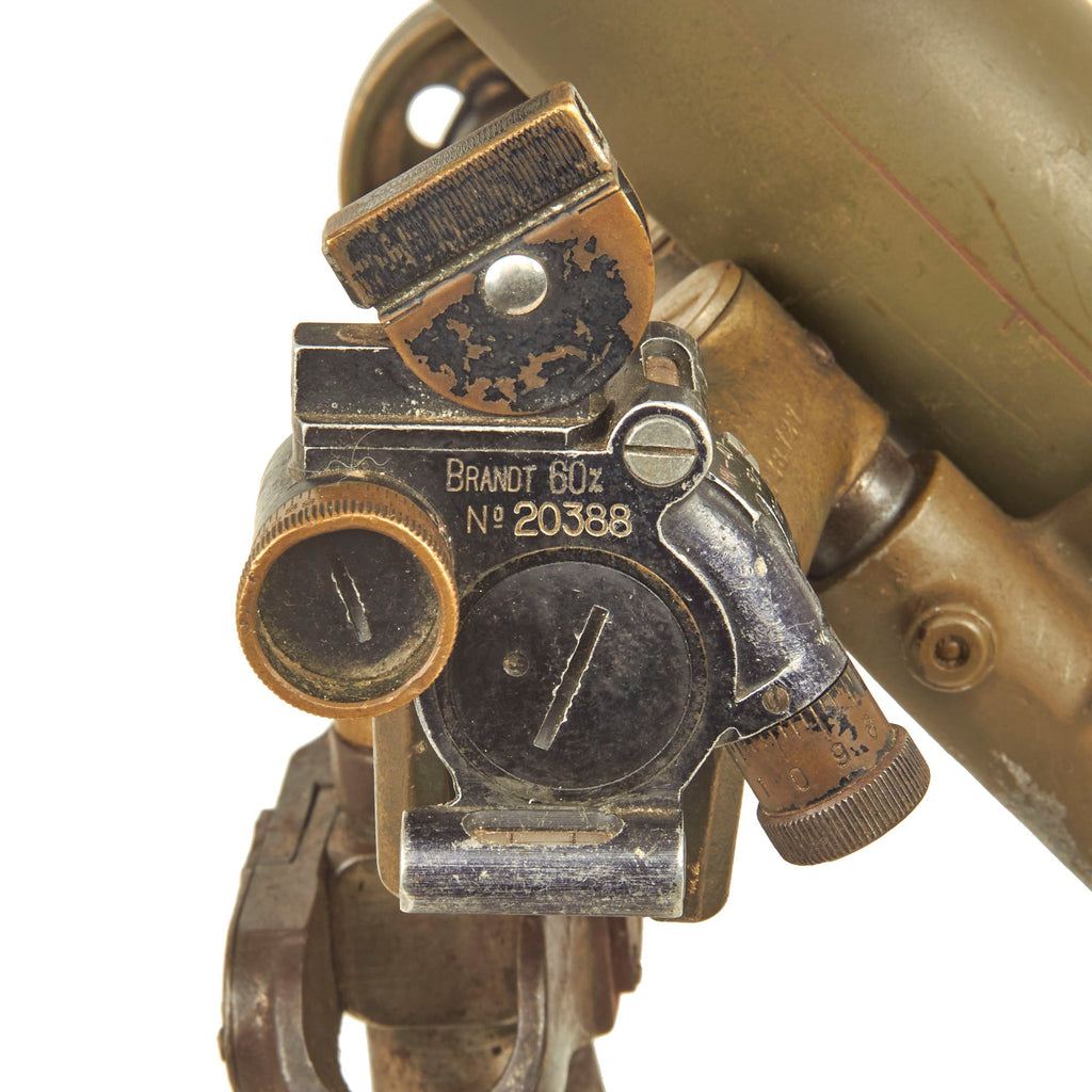 Original U.S. WWII M2 60mm Display Mortar System with M5 Bipod, Optica ...