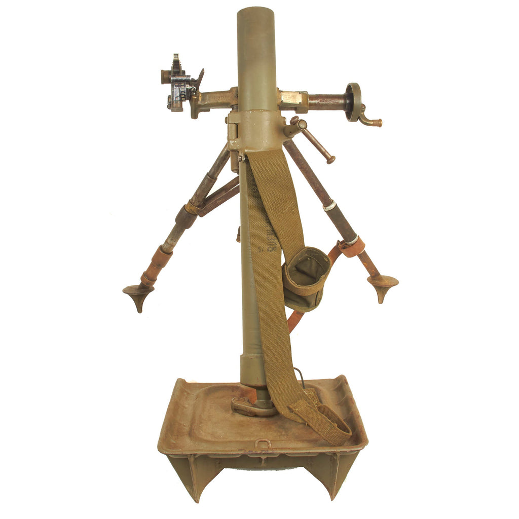 Original U.S. WWII M2 60mm Display Mortar System with M5 Bipod, Optica ...