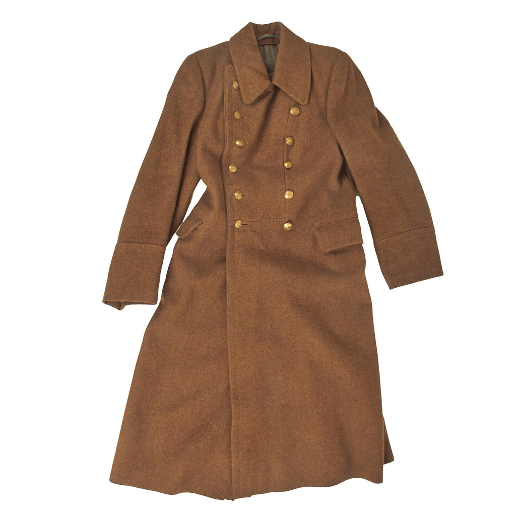 Original Soviet WWII Red Army Green Wool Greatcoat Made From U.S. Lend ...