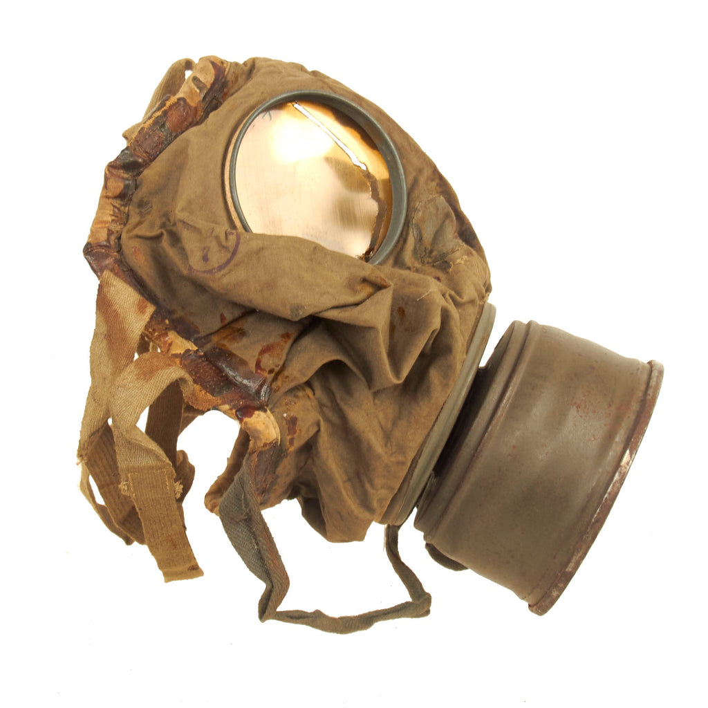 Original Imperial German WWI Gummimaske GM-15 Rubberized Gas Mask with ...