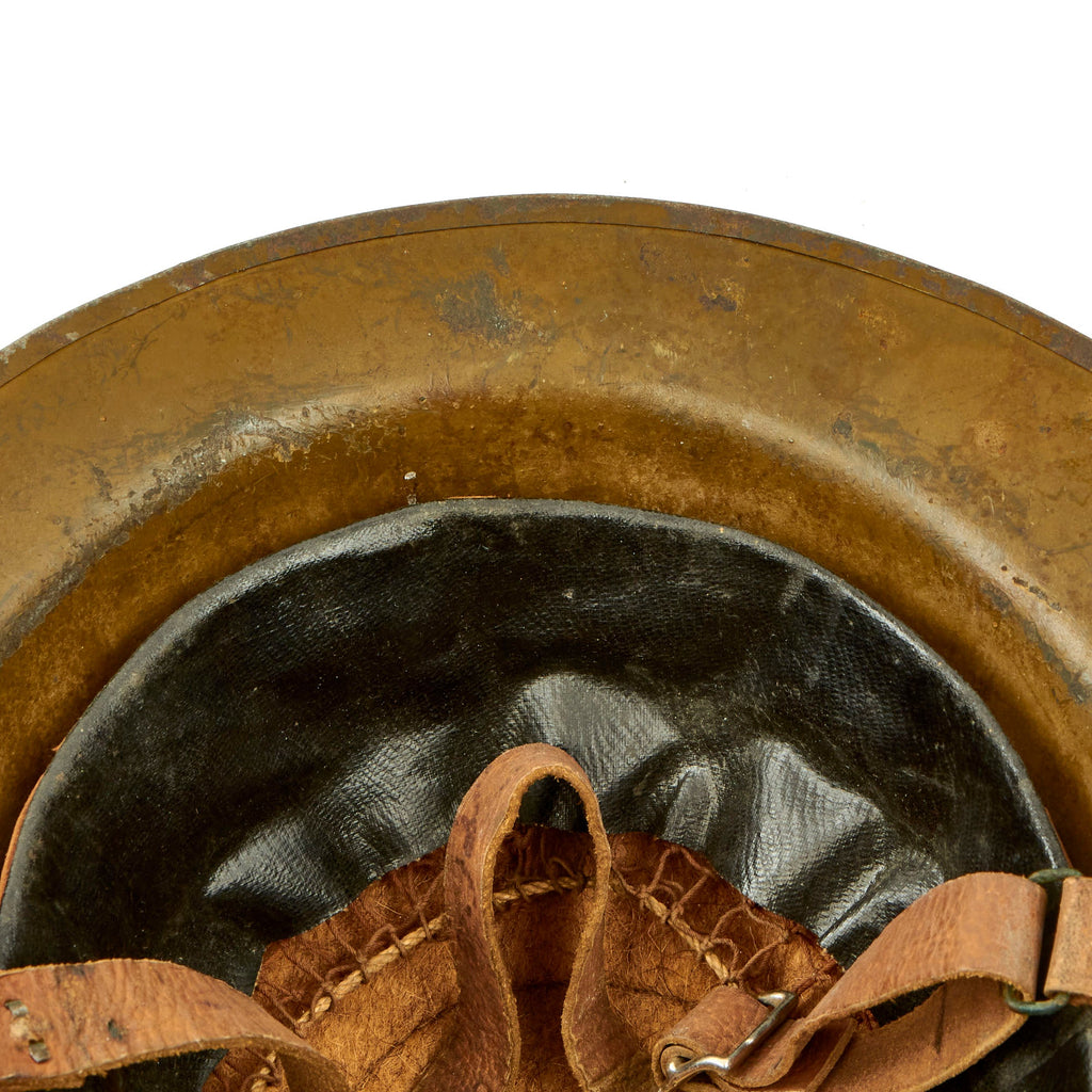 Original British WWI Texture Painted Mk 1 Brodie Helmet by Hutton & So ...