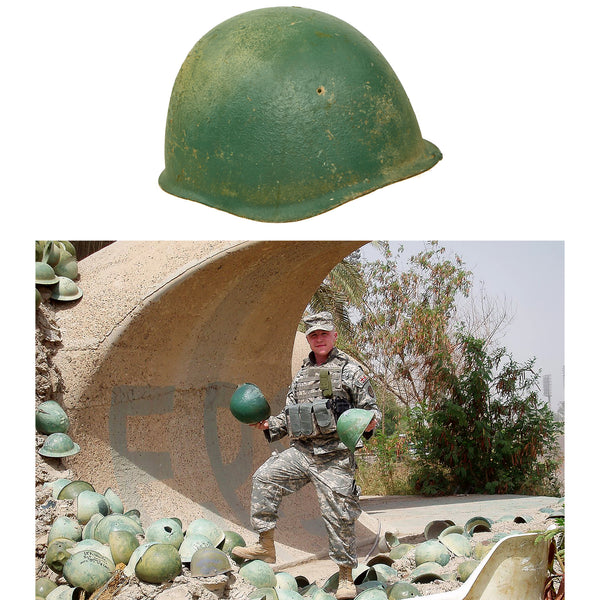 Original U.S. Operation Iraqi Freedom Iranian Used Wz50 Steel Helmet T ...