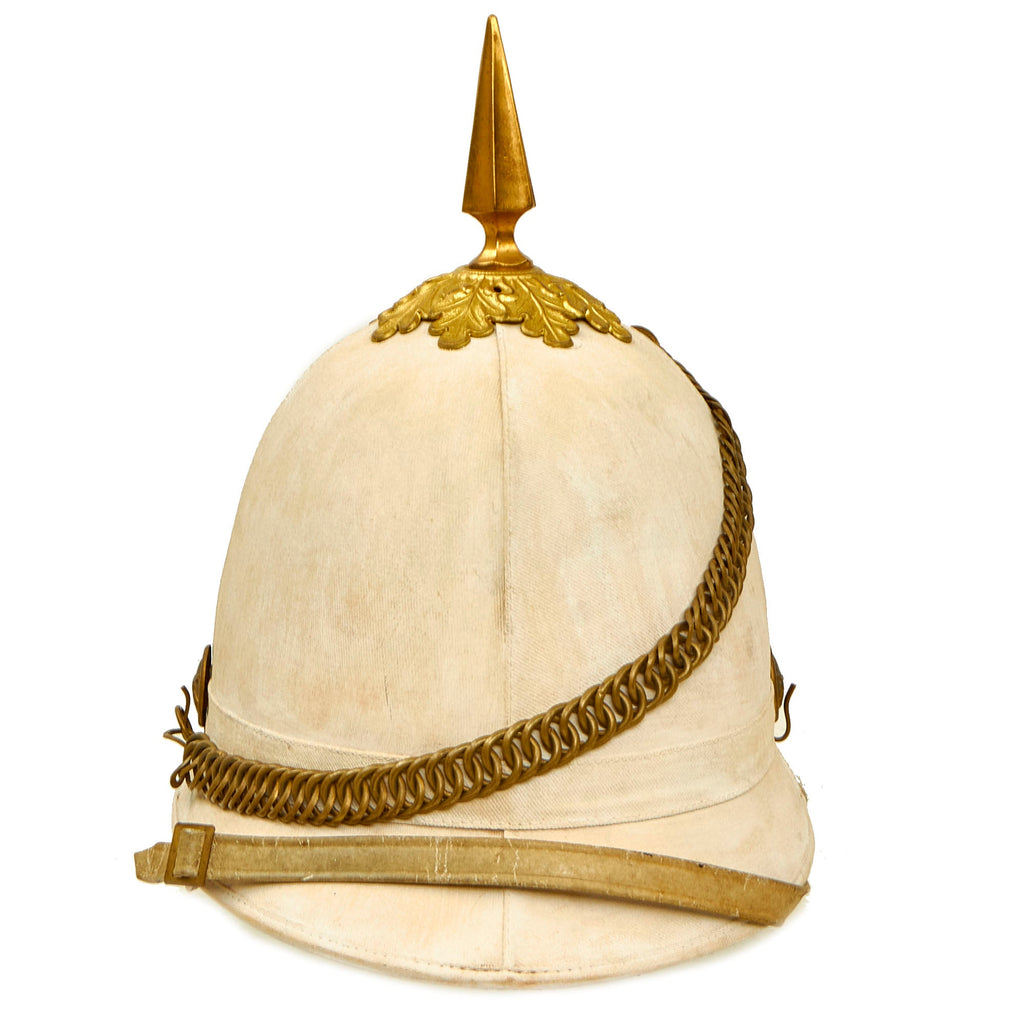 Original U.S. Model 1881 “Summer White” Dress Spiked Pith Helmet by Ho ...