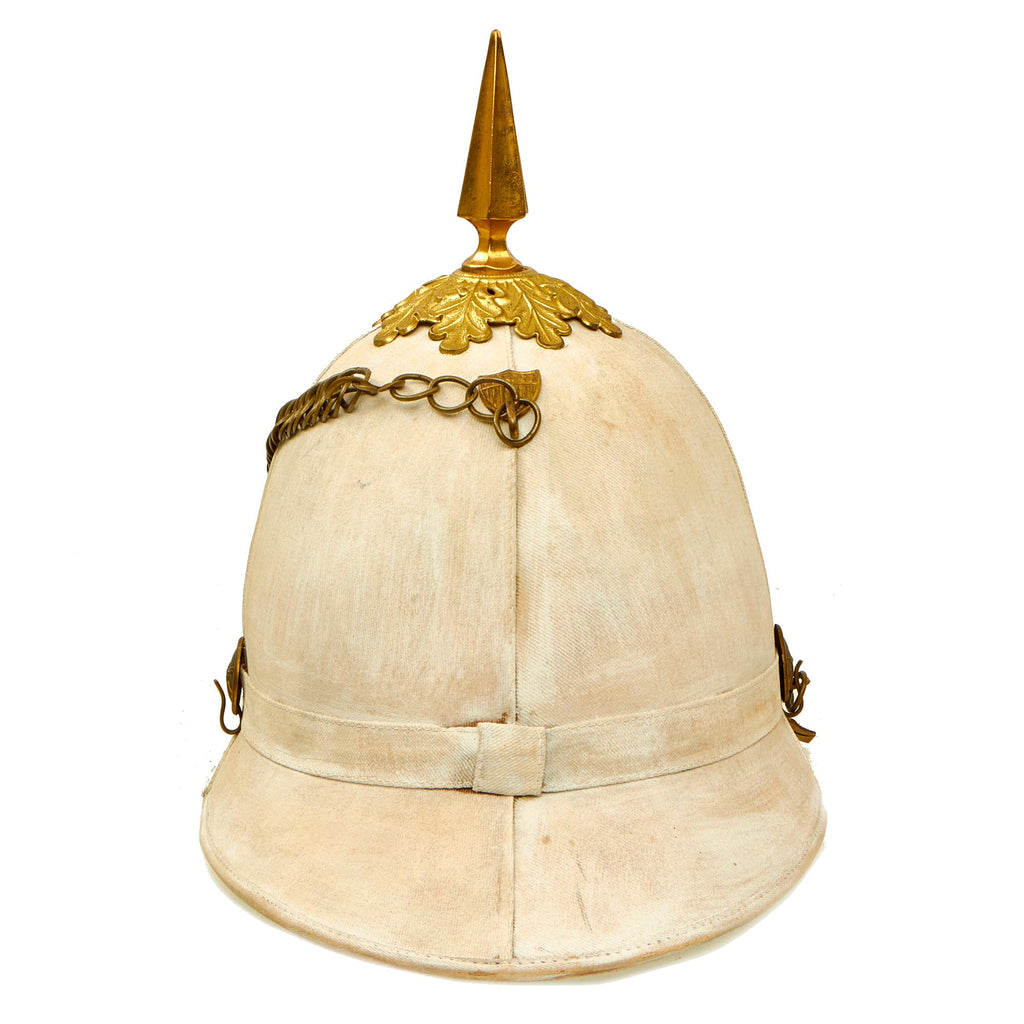 Original U.S. Model 1881 “Summer White” Dress Spiked Pith Helmet by Ho ...