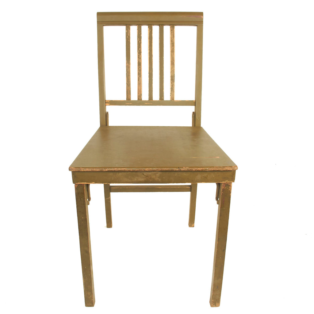 Original U.S. WWII Era Leg-O-Matic Wooden Folding Chair – International ...