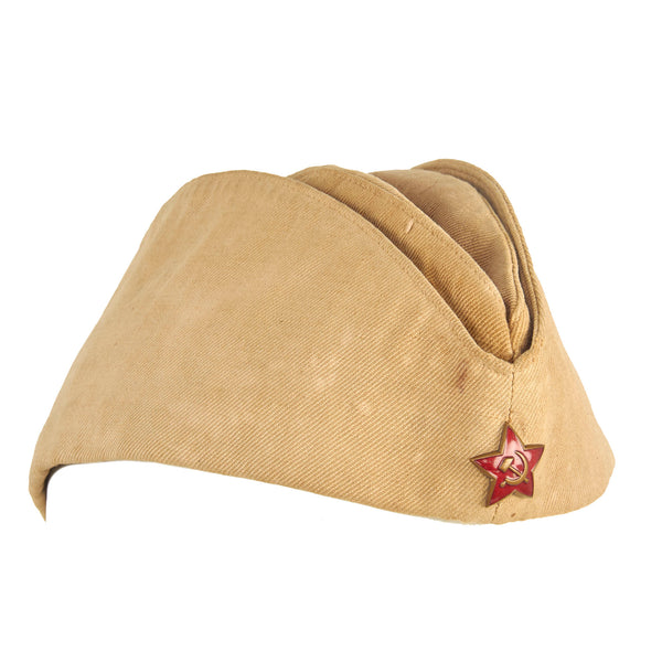 Original Soviet WWII Soviet Red Army Elistedman’s Pilotka Overseas Cap ...