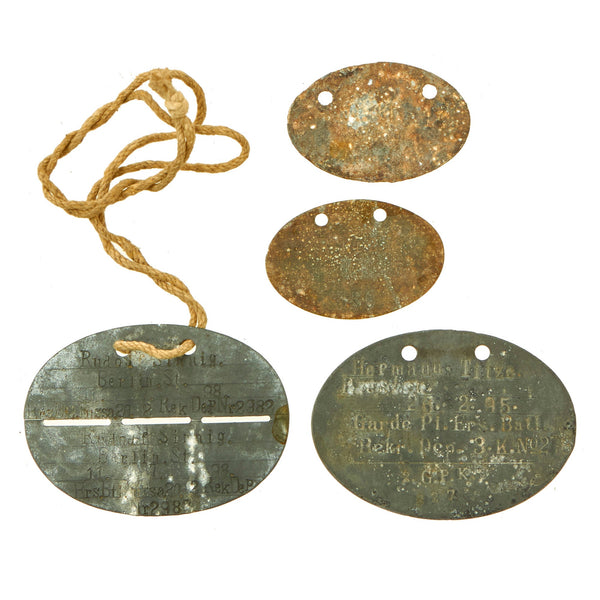 Original Imperial German WWI Identification Lot - 4 Discs ...