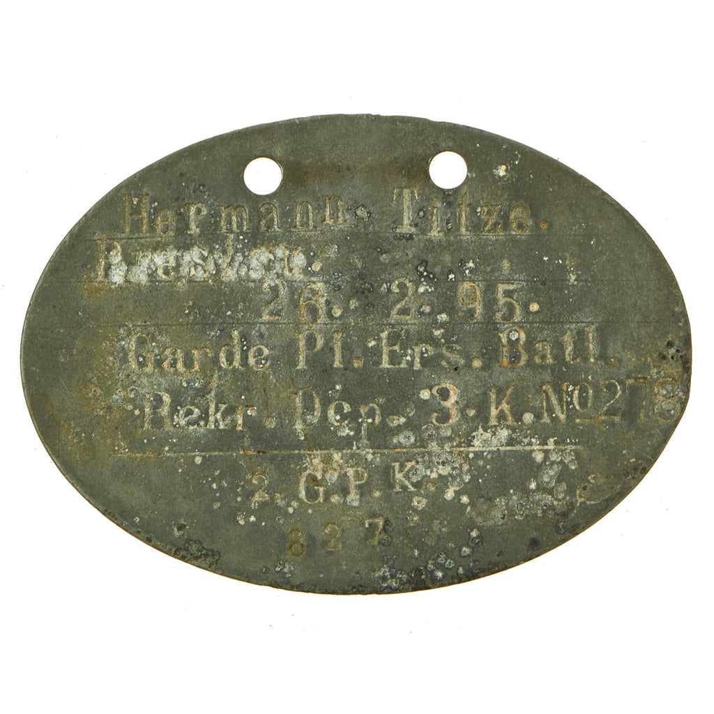 Original Imperial German WWI Identification Lot - 4 Discs ...