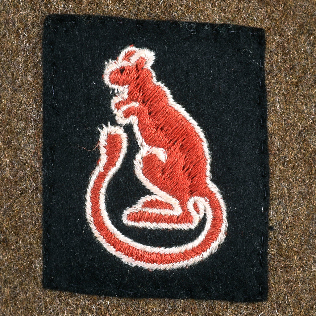 Original British WWII 7th Armored Division “Desert Rats” Corps of Mili ...