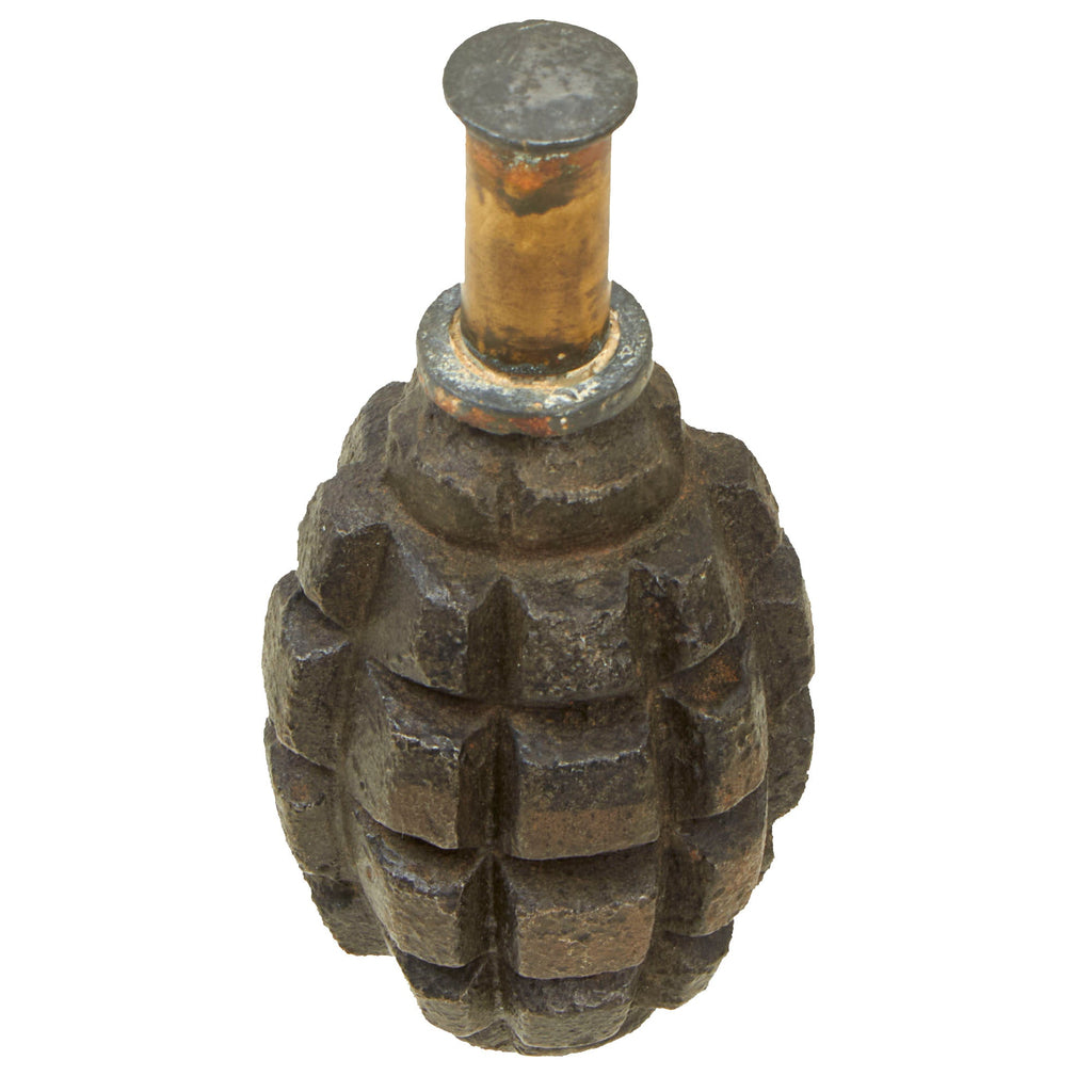 Original French WWI Complete (Without Explosives) F1 Hand Grenade with ...