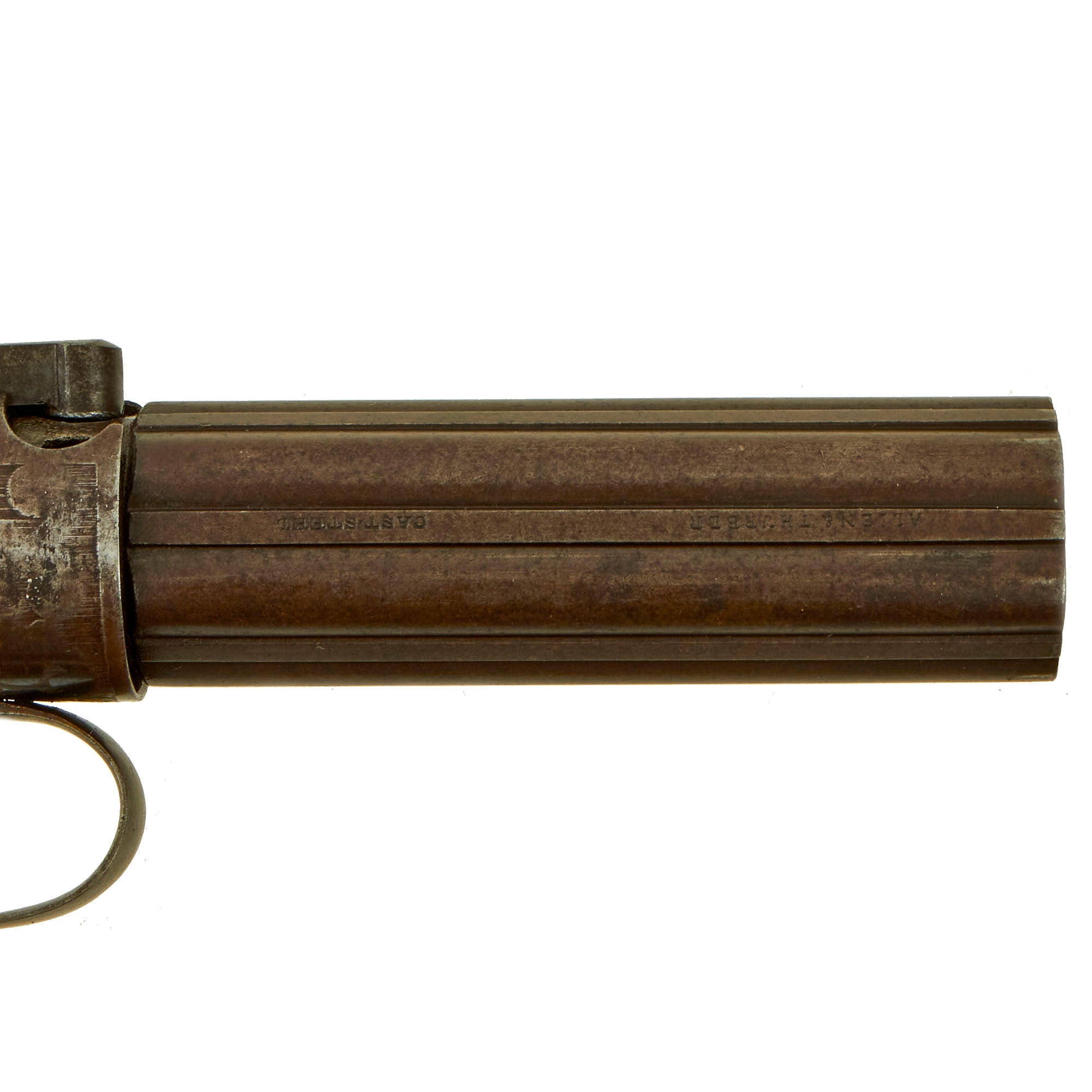 Original U.S. Allen & Thurber 1837 Patent .31cal Percussion Pepperbox – International Military ...