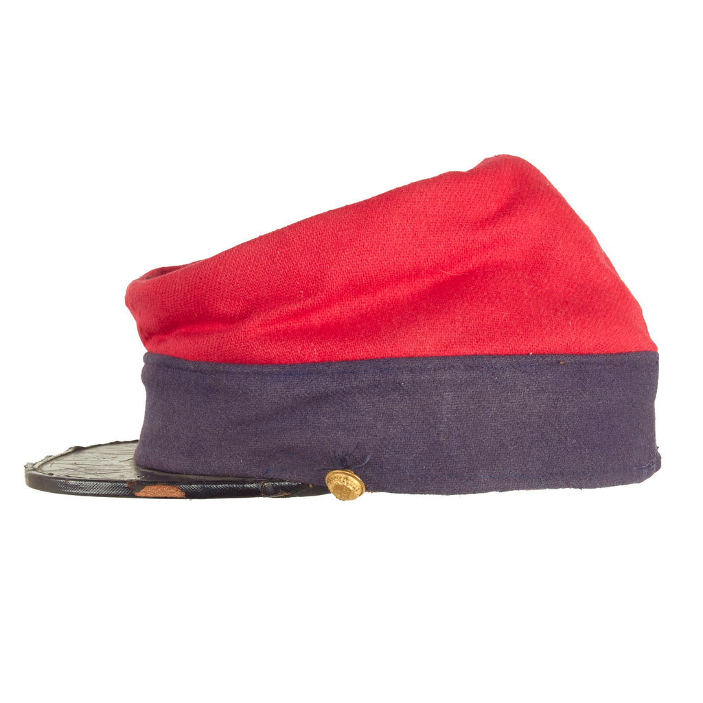 Original Civil War Union 14th Brooklyn “Red Legged Devils” Kepi with O ...