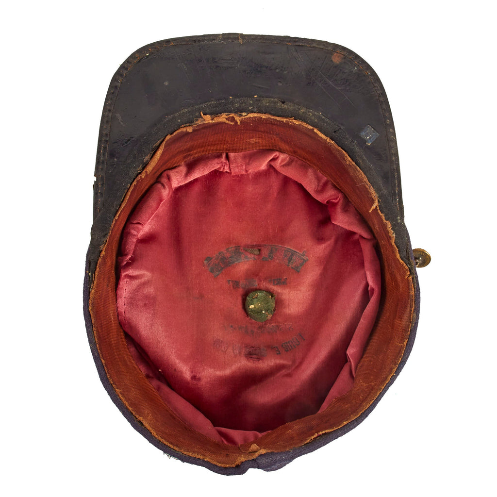 Original Civil War Union 14th Brooklyn “Red Legged Devils” Kepi with O ...