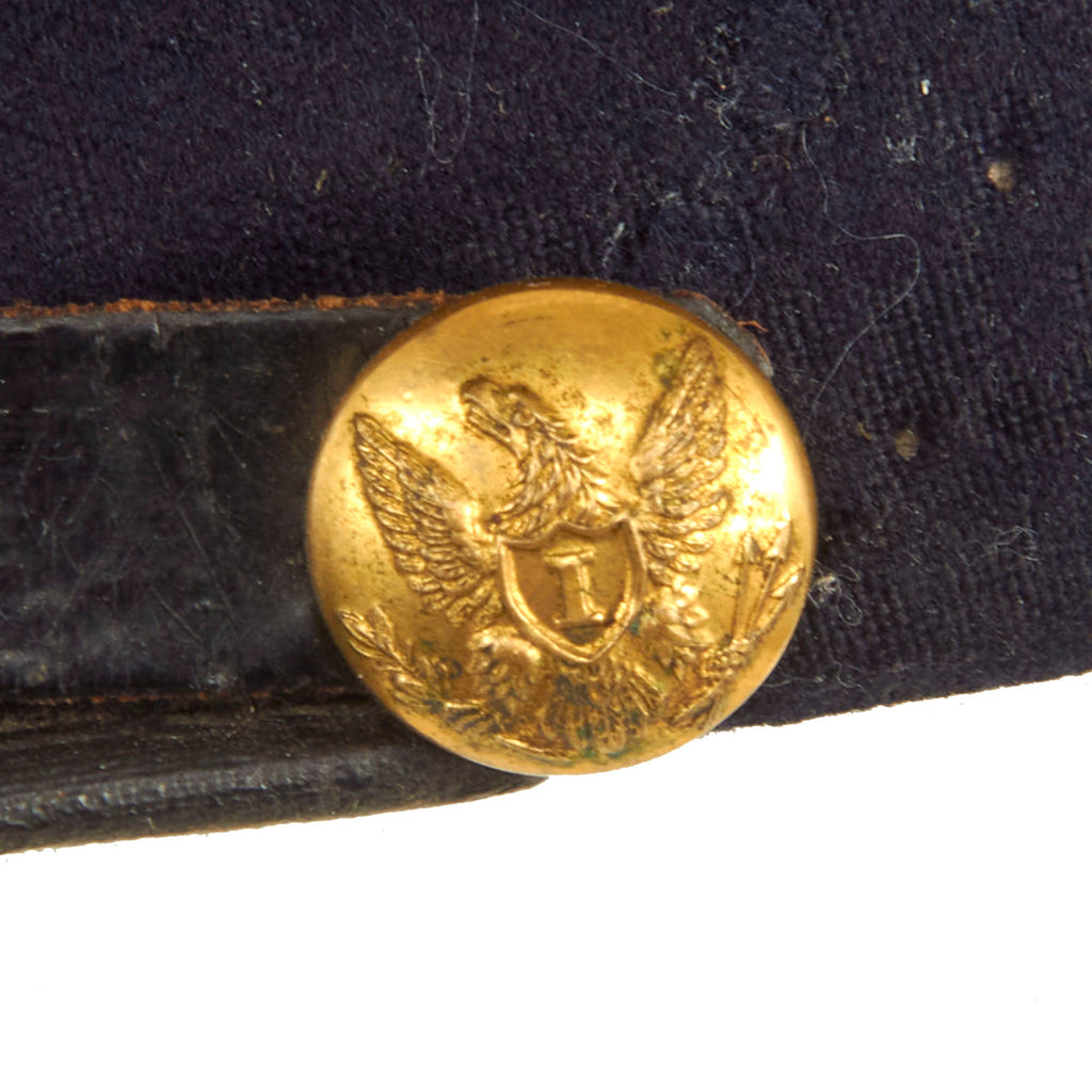 Original U.S. Civil War Commercial Chasseur Style Pattern Kepi With In ...