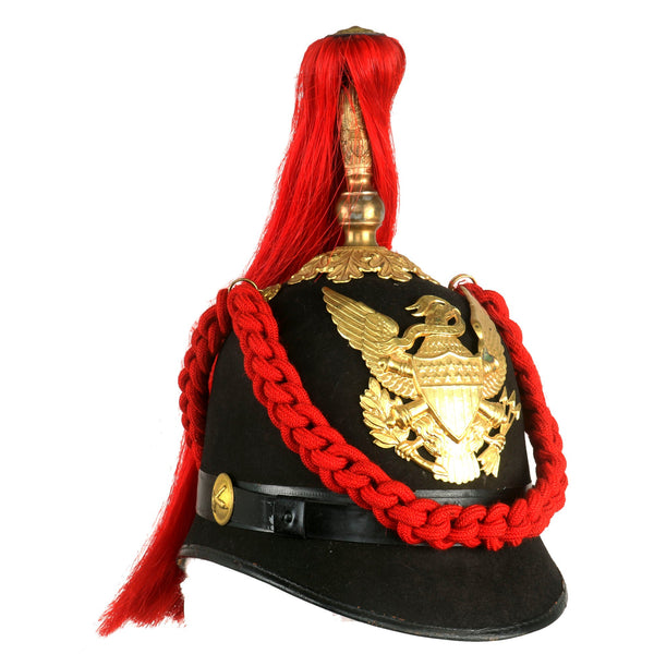 Original U.S. Indian Wars Artillery M-1881 Blue Cloth Spiked Pith Helm ...