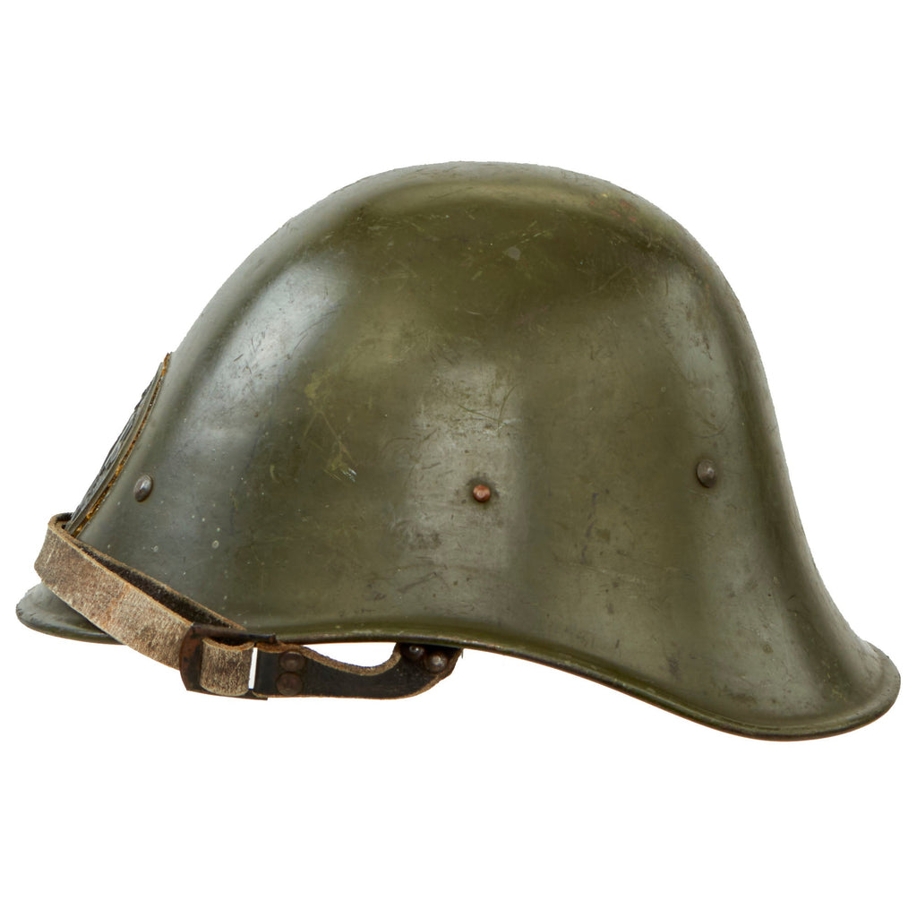 Original Netherlands WWII Dutch M34 Steel Helmet With Badge and Origin ...