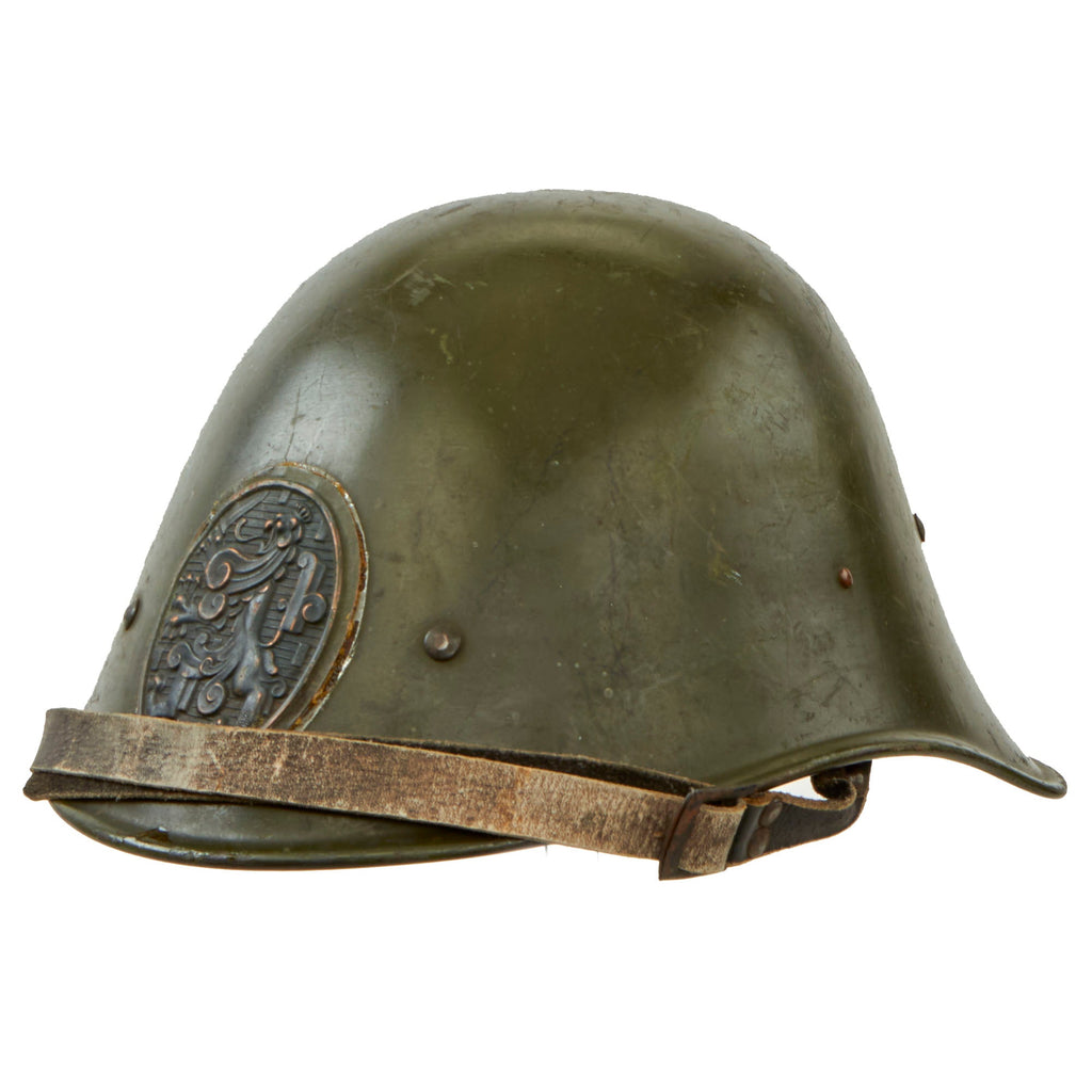 Original Netherlands WWII Dutch M34 Steel Helmet With Badge and Origin ...