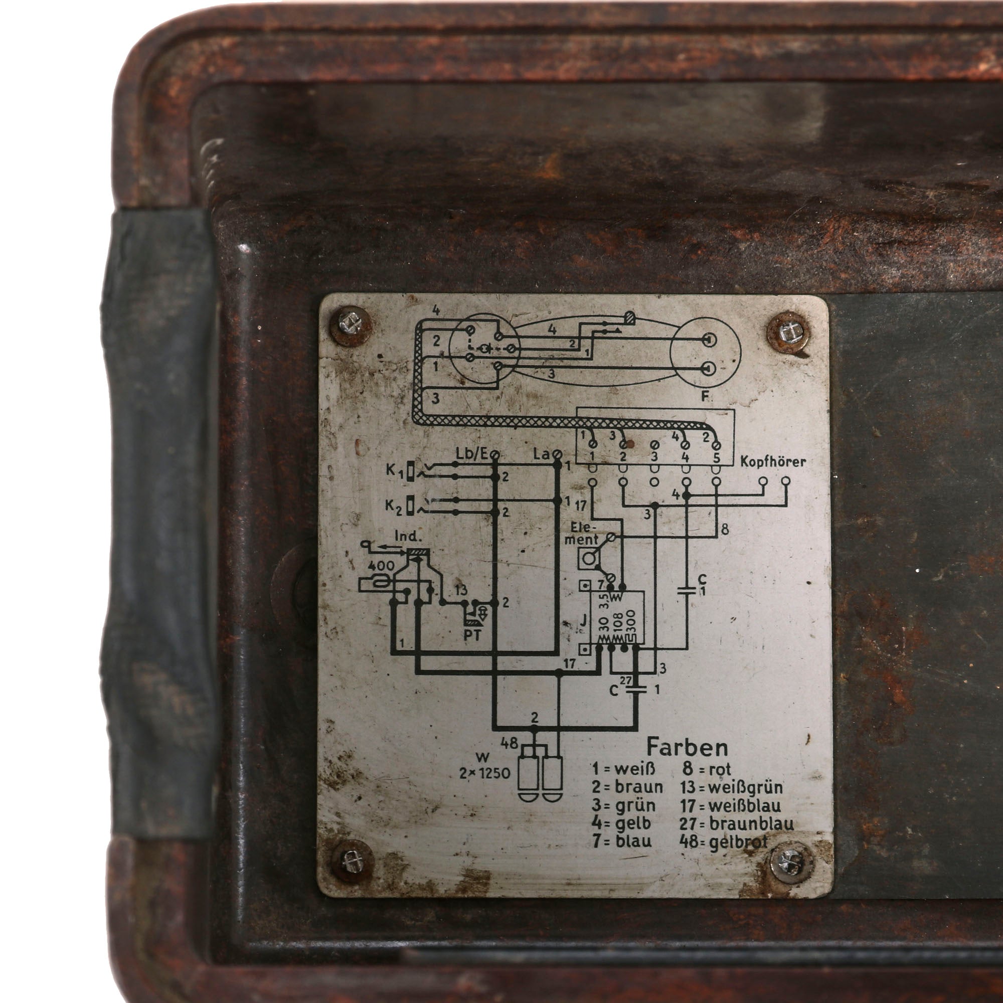 Original German WWII Wehrmacht Model FF33 Field Telephone Dated 1937 ...